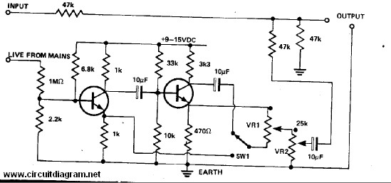 Hum Eliminator Circuit Diagram Hum Eliminator Audiofanzine