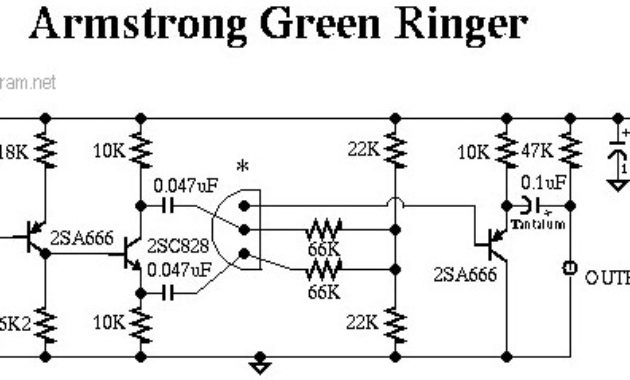 Dan Armstrong Green Ringer diagram | Electronic Schematic Diagram
