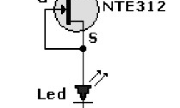 LED Pilot Light using FET | Electronic Schematic Diagram