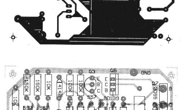 Inverter 100W PCB Layout – Electronic Schematic Diagram