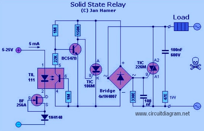 Solid State Relay Schematic Diagram