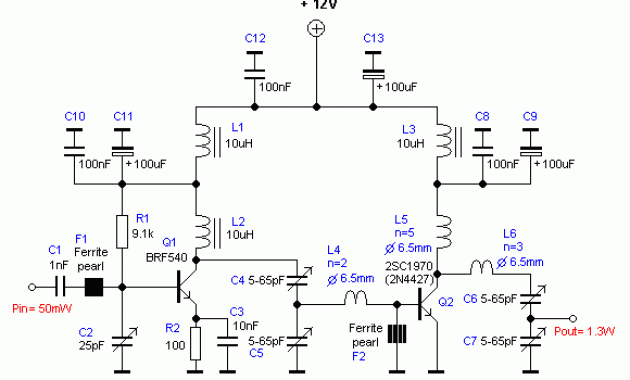 2N4427 circuit | Electronic Schematic Diagram