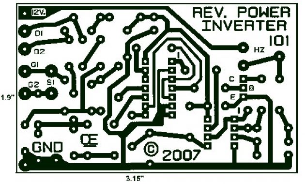 1000W Power Inverter PCB Layout Design | Electronic Schematic Diagram