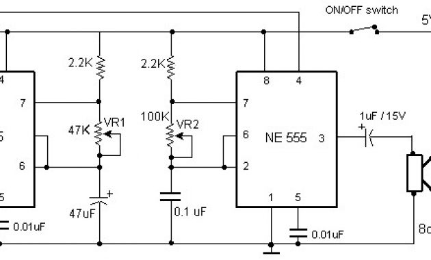 555 beeper | Electronic Schematic Diagram