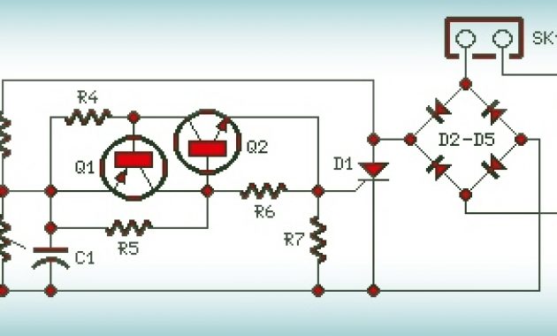 230V Dark Activated Lamp Circuit | Electronic Schematic Diagram