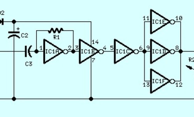 Sine Wave to Square Wave Converter | Electronic Schematic Diagram