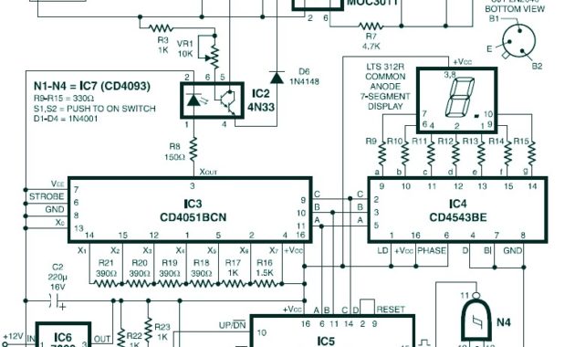 Digital Fan Speed Control | Electronic Schematic Diagram